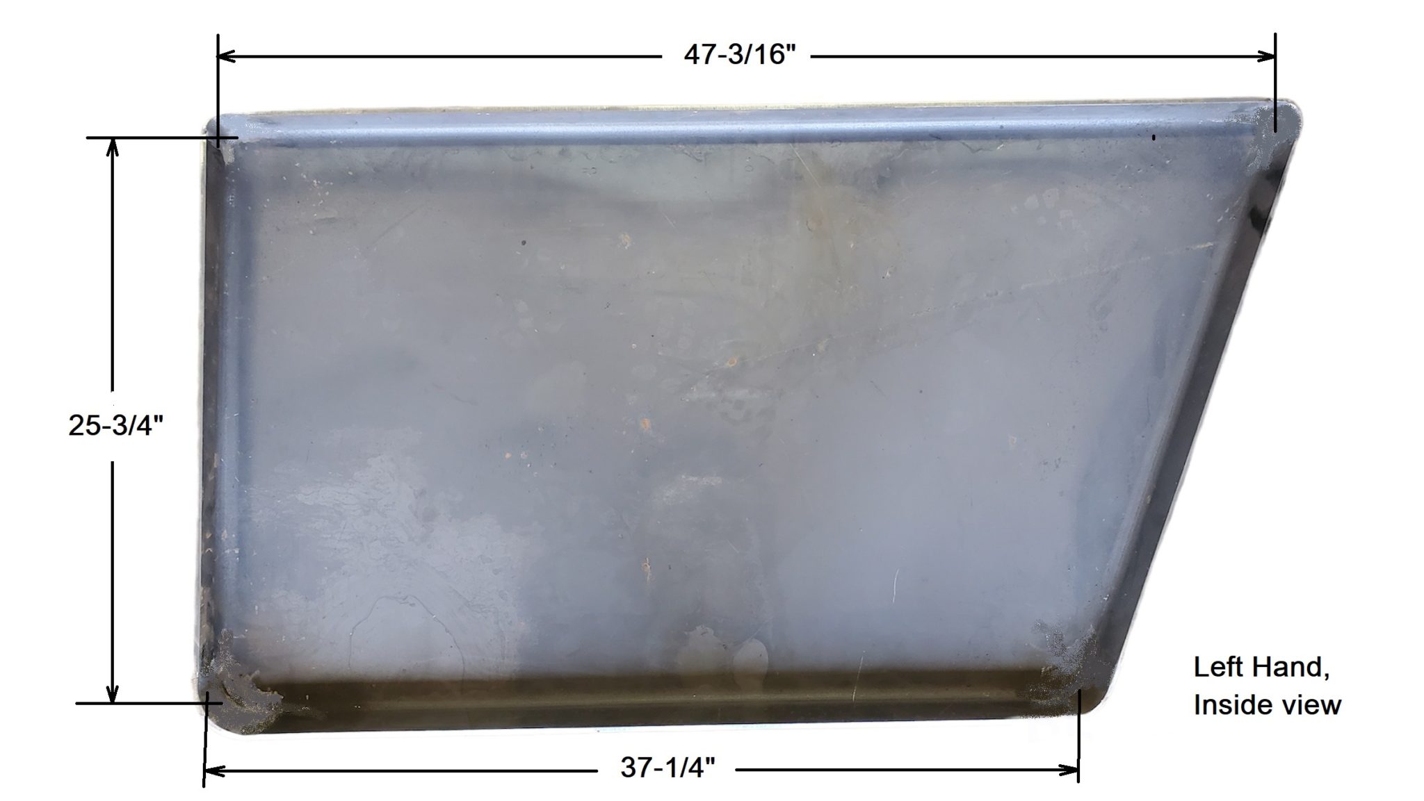 hopper door, trapezoidal, LH DA-52966 | D.A. International Casting Company